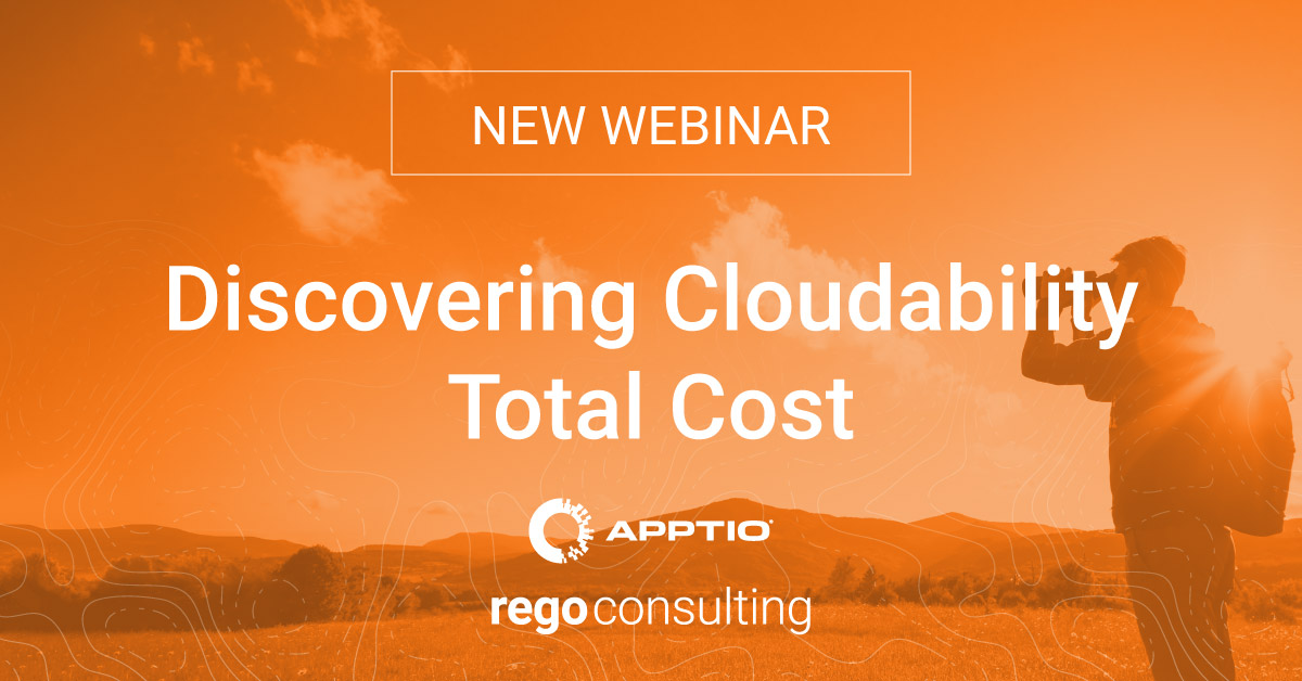Apptio Webinar - Discovering Cloudability Total Cost